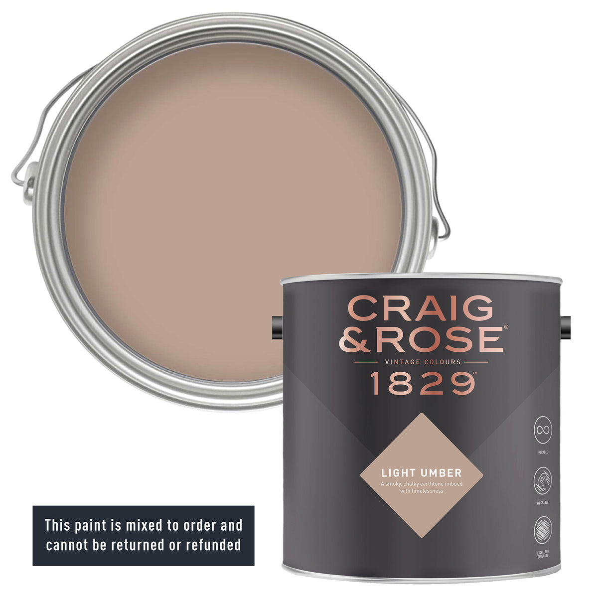 Light Umber l 1829 Vintage Colours l Craig & Rose Paint