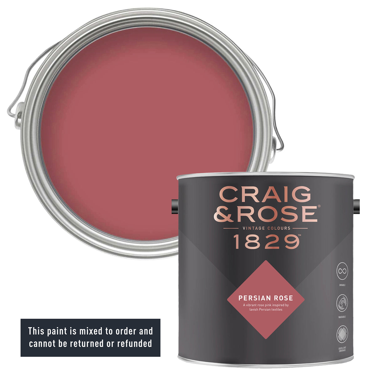 Persian Rose l 1829 Vintage Colours l Craig & Rose Paint