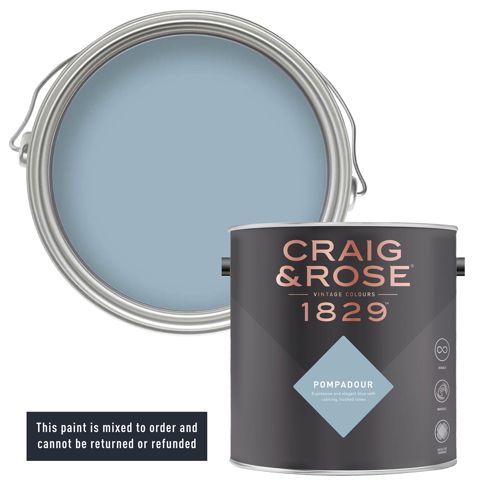 Pompadour l 1829 Vintage Colours l Craig & Rose Paint