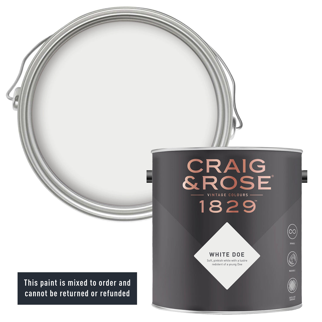 White Doe l 1829 Vintage Colours l Craig & Rose Paint