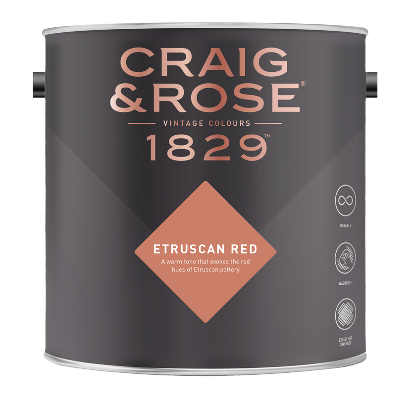 Etruscan Red l 1829 Vintage Colours l Craig & Rose Paint