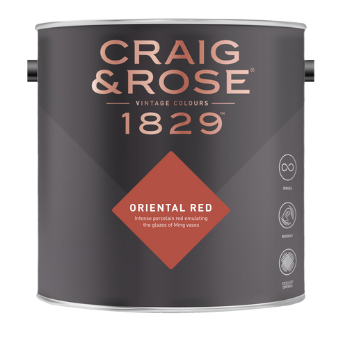 Oriental Red l 1829 Vintage Colours l Craig & Rose Paint