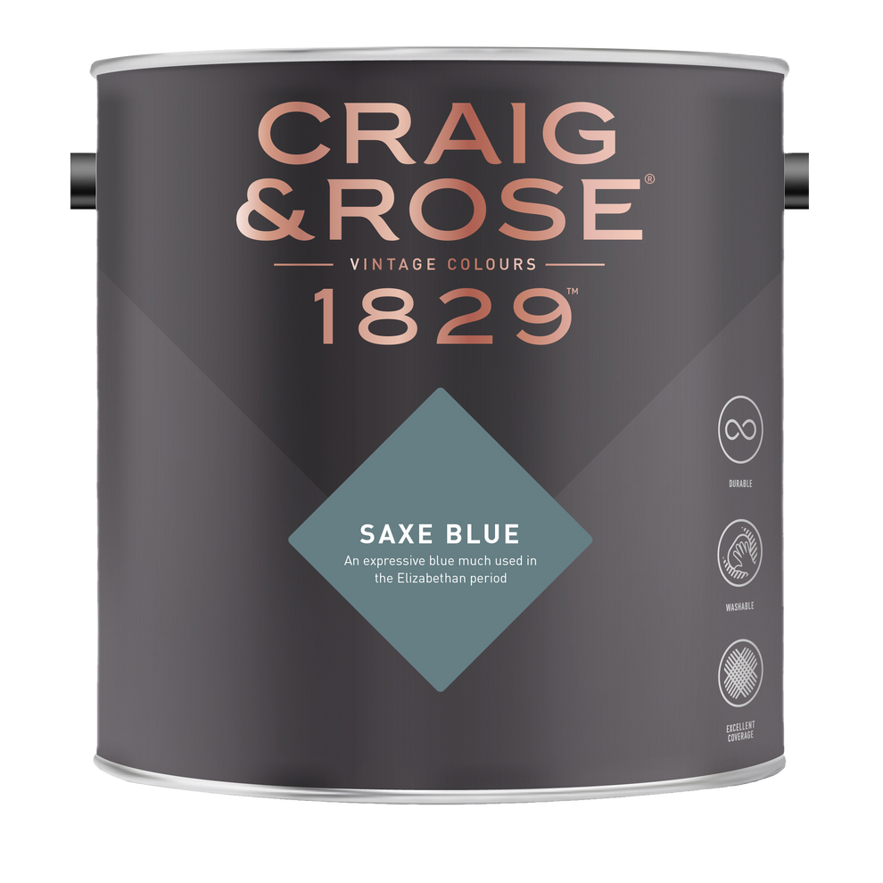 Saxe Blue l 1829 Vintage Colours l Craig & Rose Paint