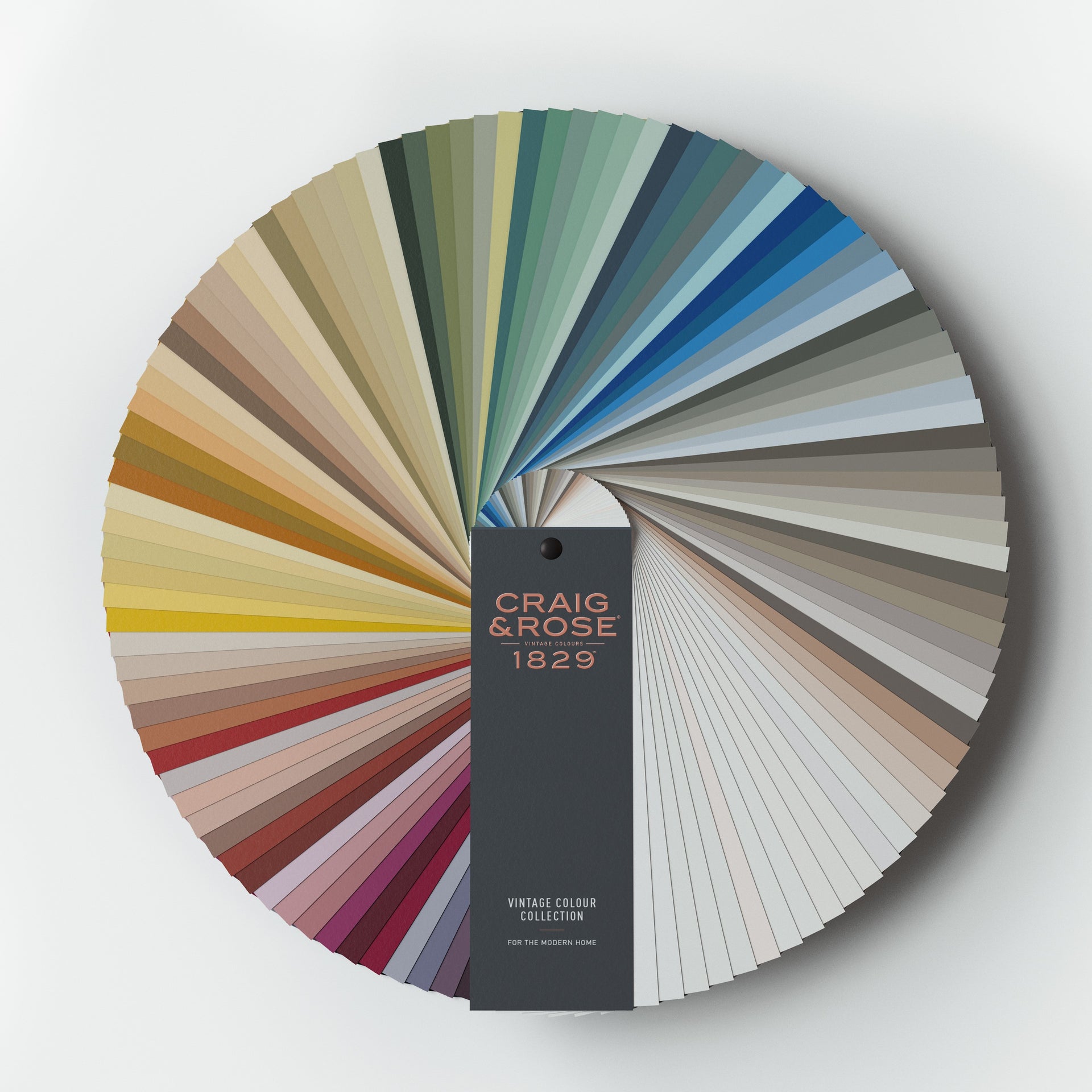 Paint Sample Colour Fan Deck | Paint Colour Deck – Craig & Rose